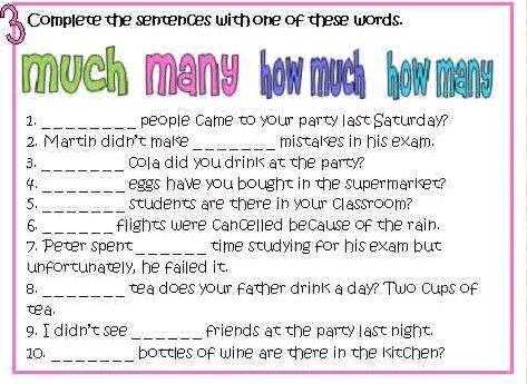 Complete the sentences with one of these | StudyX