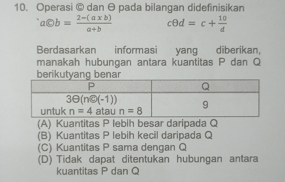 10. Operasi $ $ dan $ $ pada bilangan | StudyX