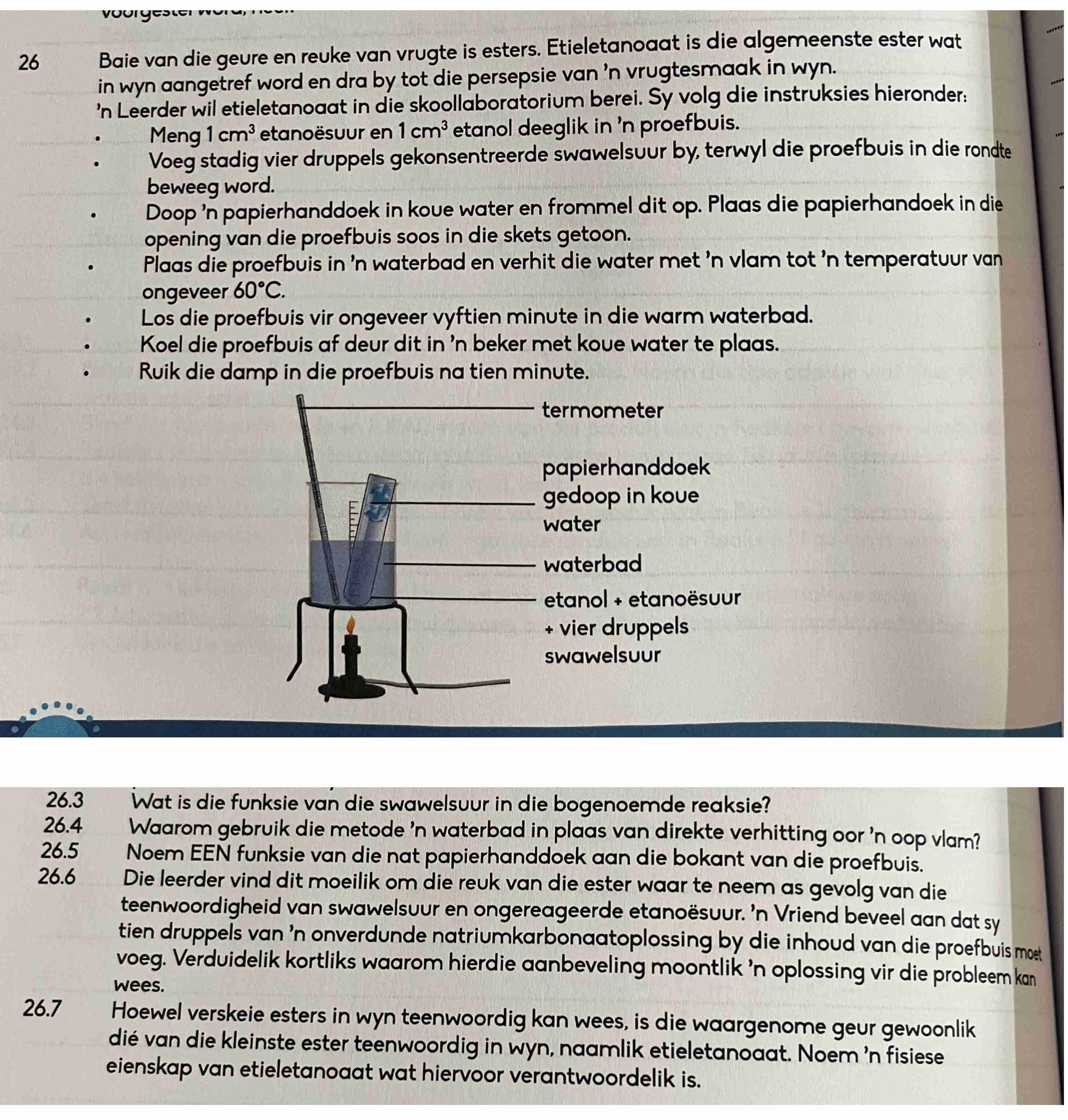 26.3 Wat is die funksie van die swawelsuur | StudyX