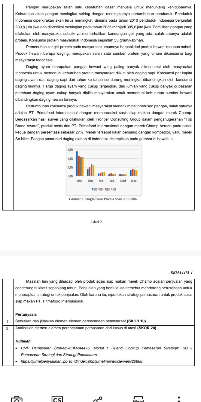 1. Sebutkan dan jelaskan elemen-elemen | StudyX