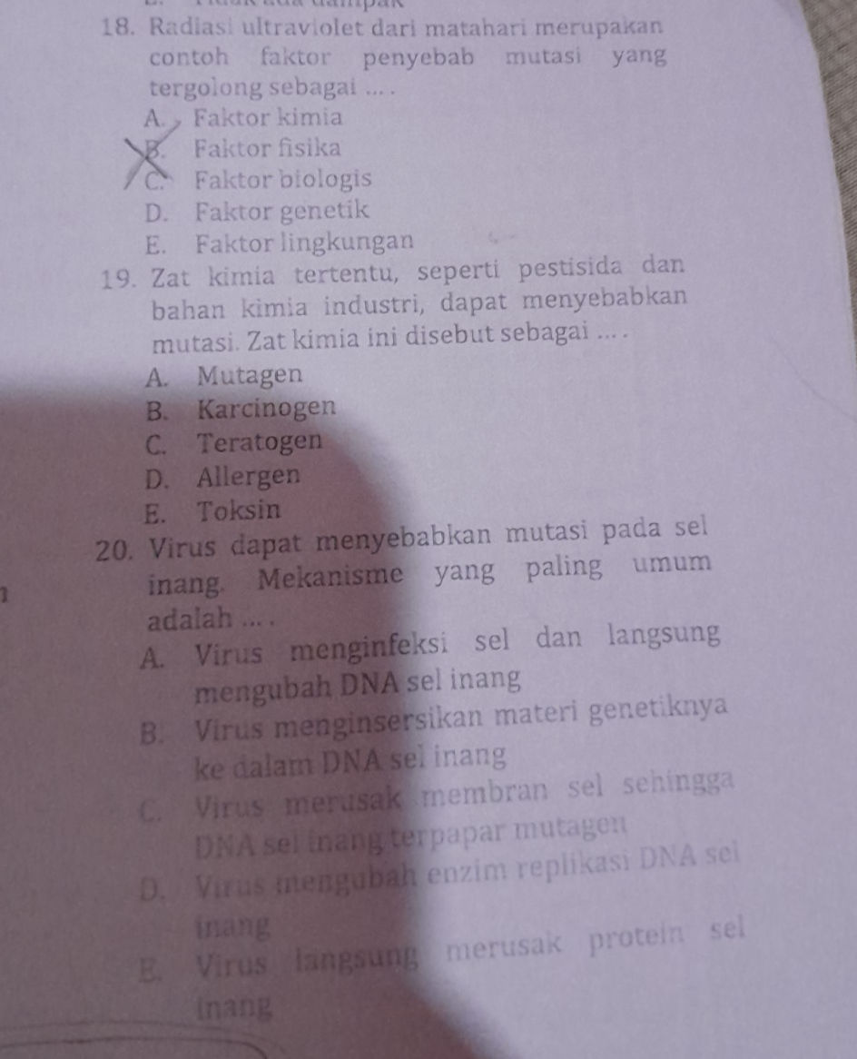 18. Radiasi ultraviolet dari matahari | StudyX
