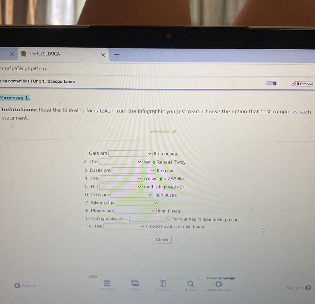 Exercise 1. Instructions: Read the following | StudyX