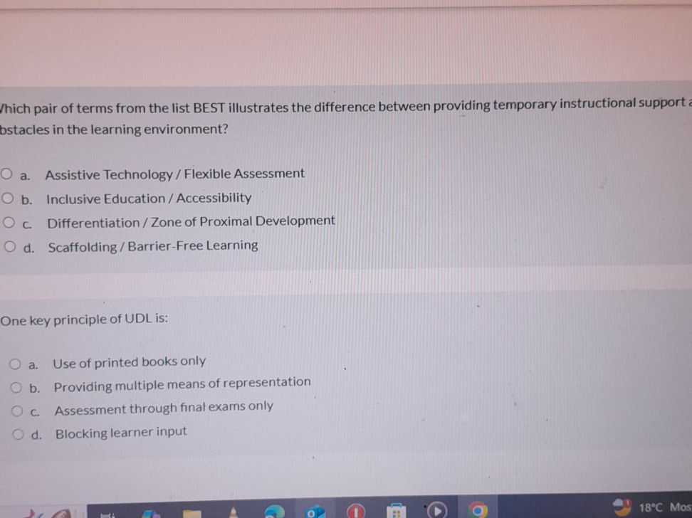 Which pair of terms from the list BEST | StudyX