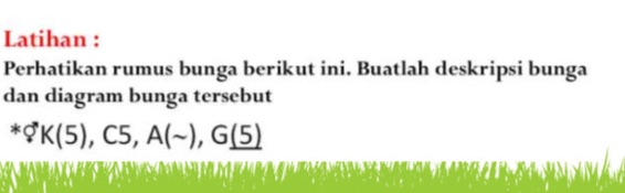 Latihan: Perhatikan rumus bunga berikut | StudyX