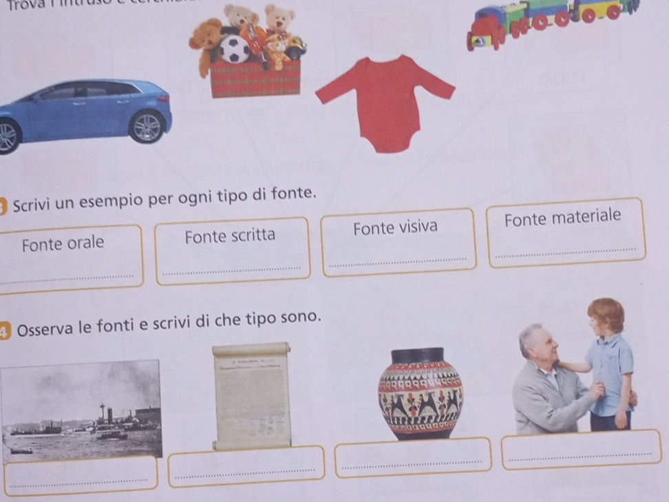 3 Scrivi un esempio per ogni tipo di fonte. | StudyX