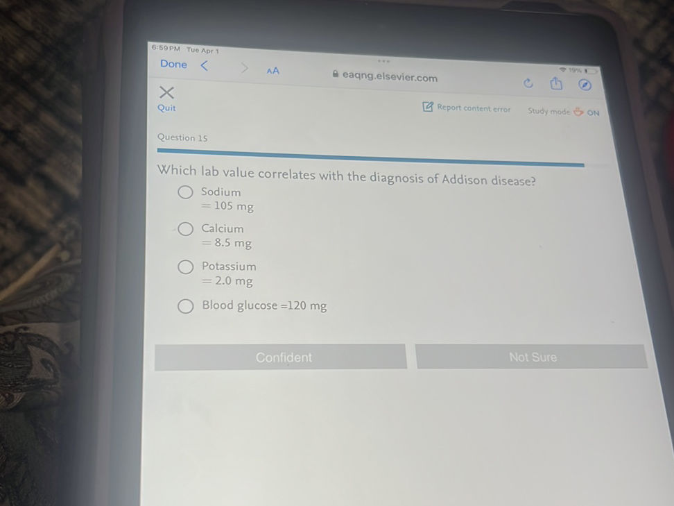 Which lab value correlates with the | StudyX