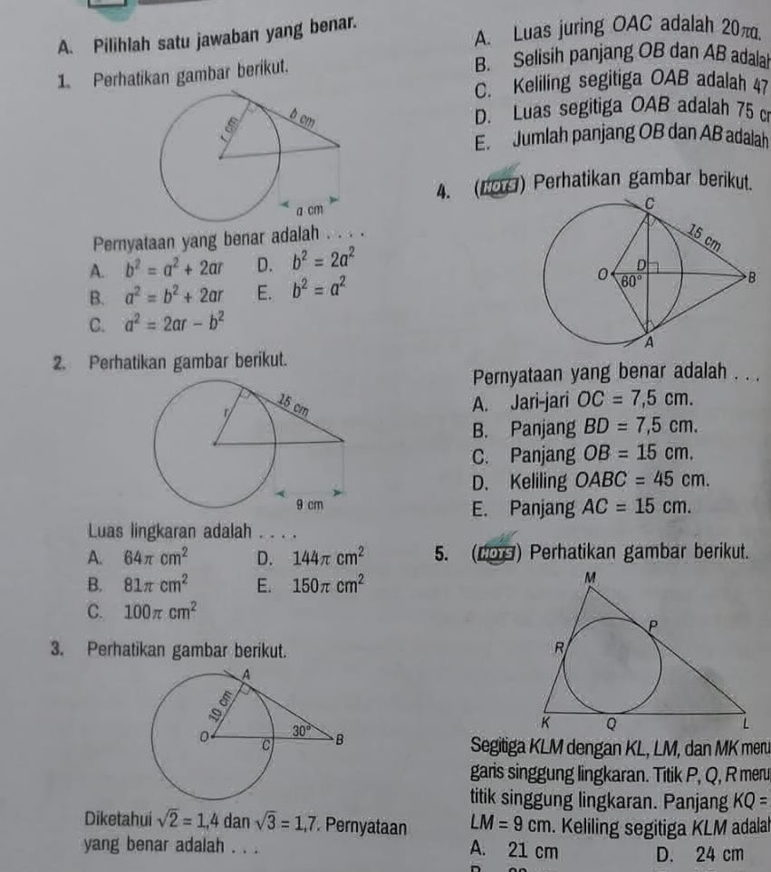 1. Perhatikan gambar berikut. ``` [Diagram | StudyX