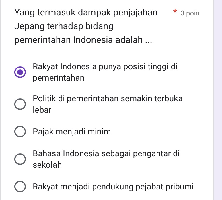 Yang termasuk dampak penjajahan Jepang | StudyX