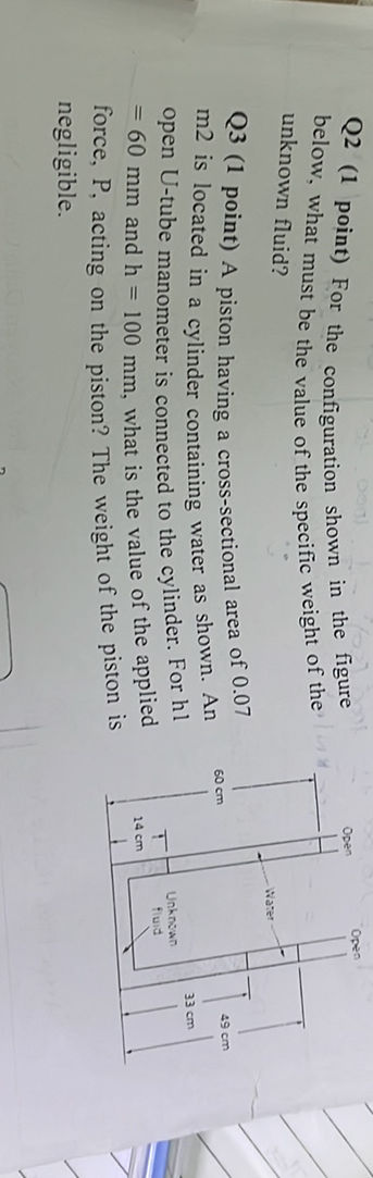 Q2 (1 point) For the configuration shown in | StudyX