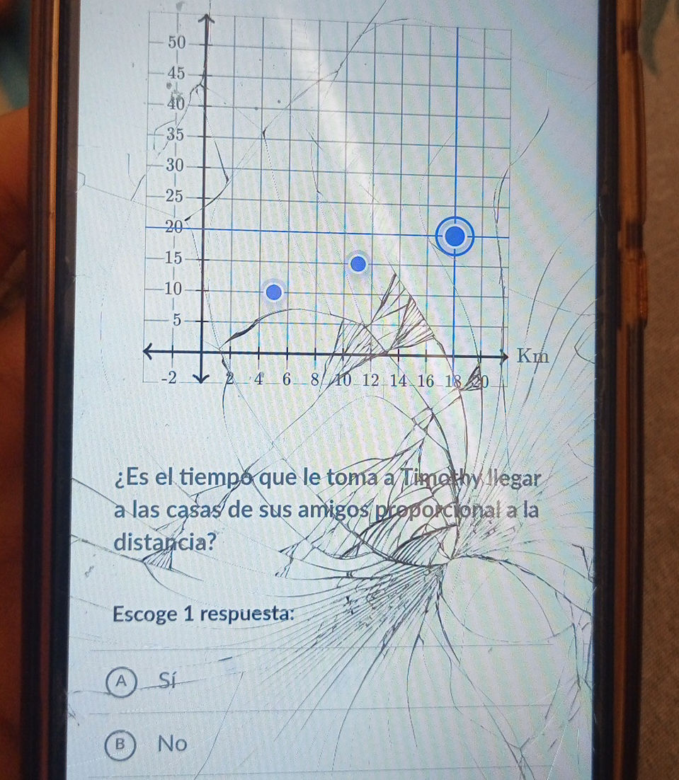 ¿Es el tiempo que le toma a Timothy llegar a | StudyX