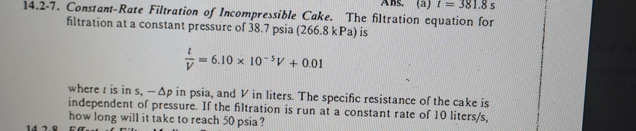 14.2-7. Constant-Rate Filtration of | StudyX