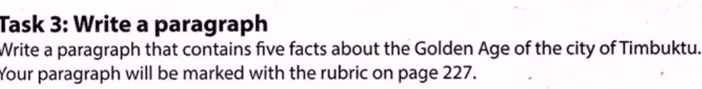 Task 3: Write a paragraph Write a paragraph | StudyX