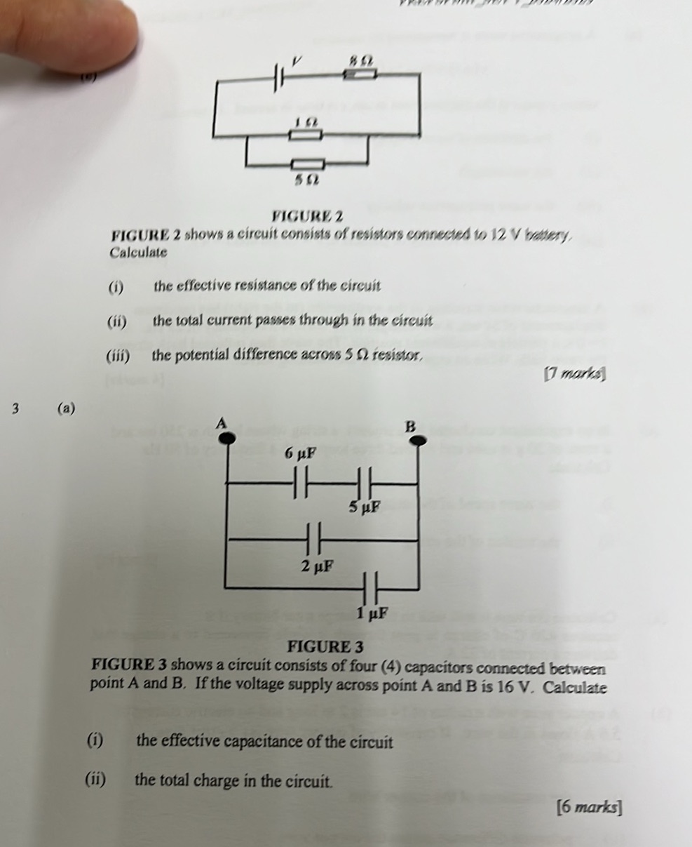 FIGURE 2 shows a circuit consists of | StudyX