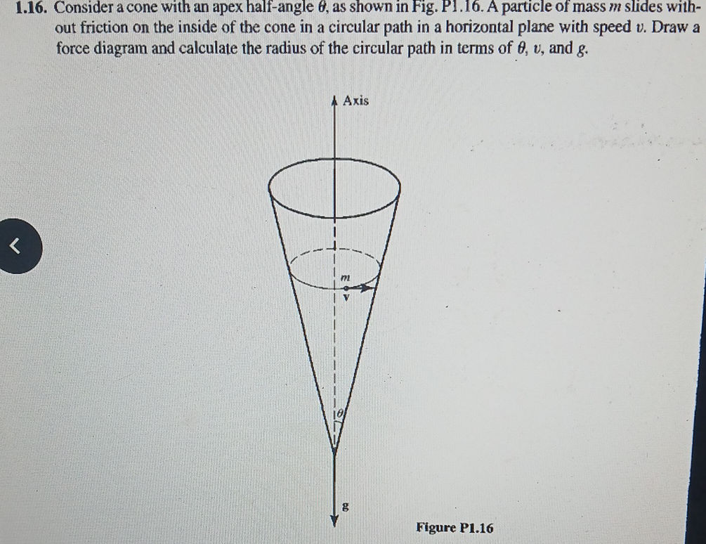 1.16. Consider a cone with an apex | StudyX