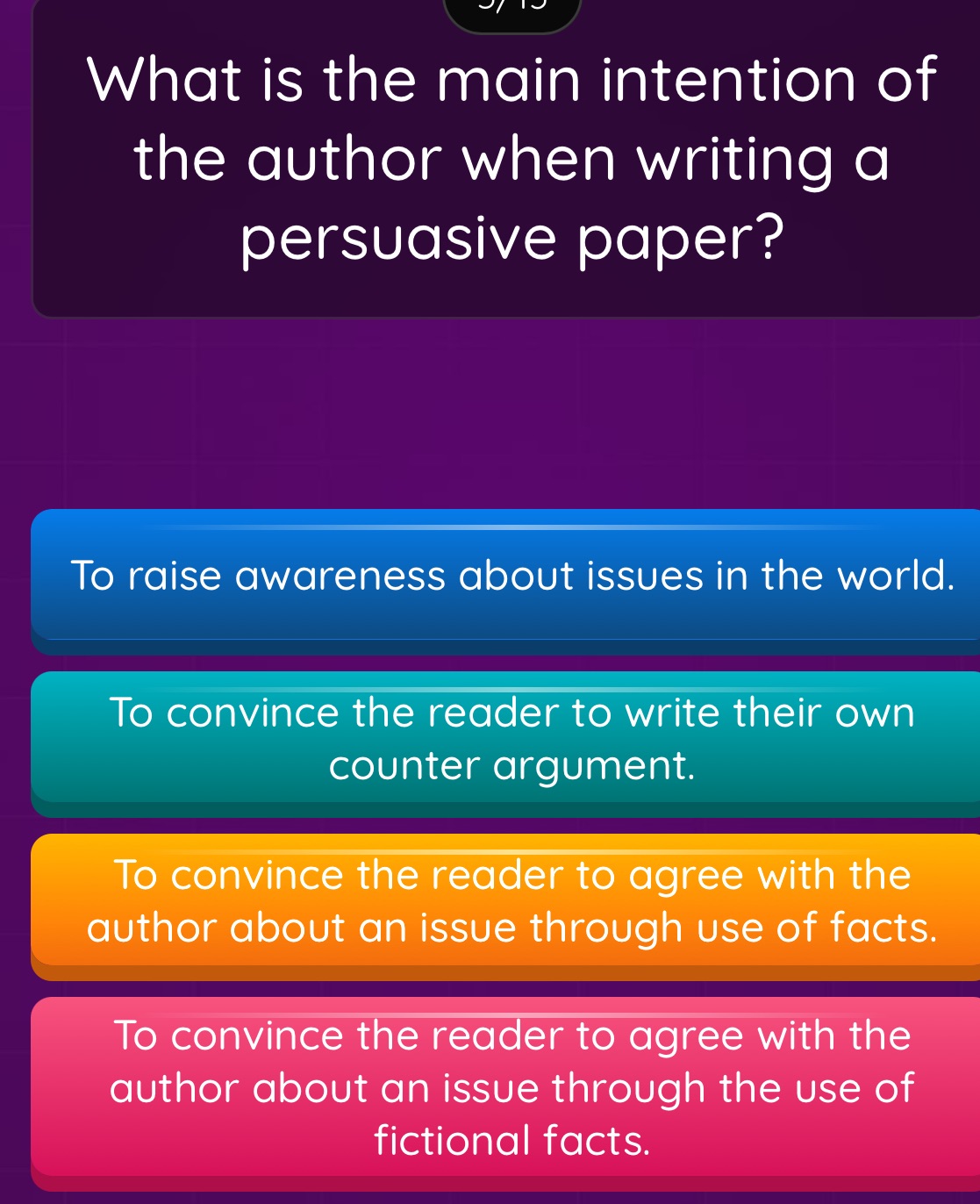 What is the main intention of the author | StudyX