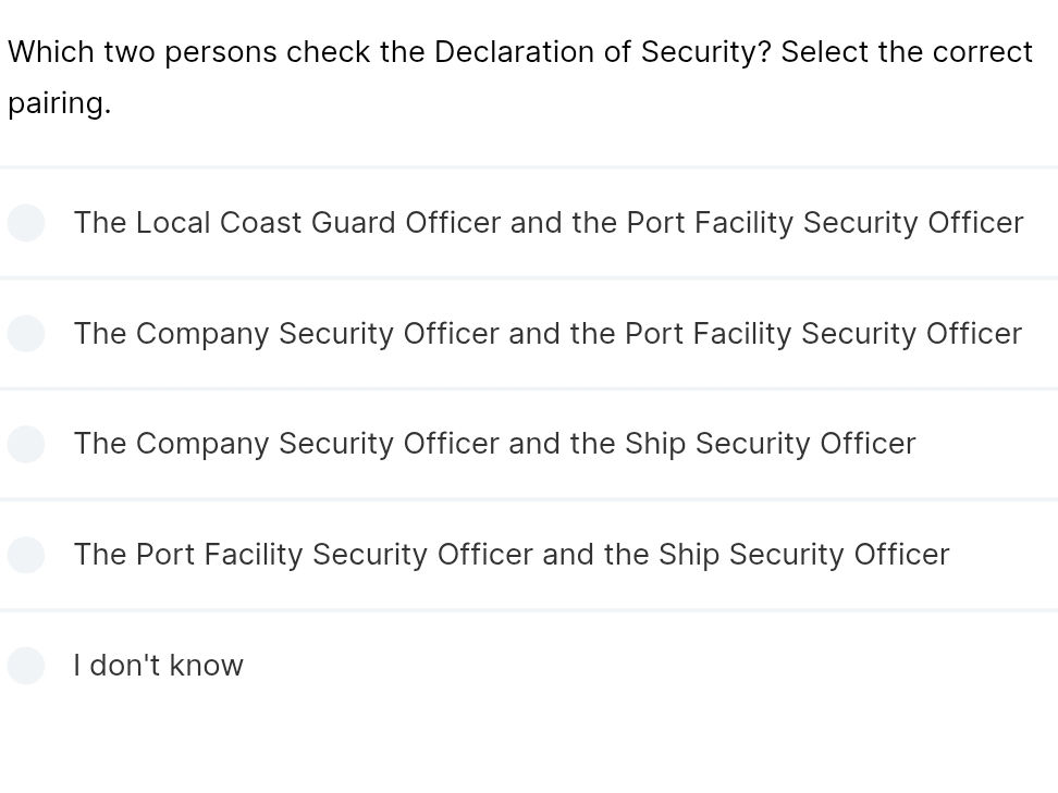 Which two persons check the Declaration of | StudyX