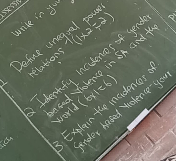 Define unequal power relations. Identify | StudyX