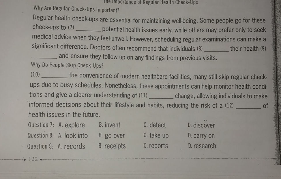 Ine Importance of Regular Health Check-Ups | StudyX