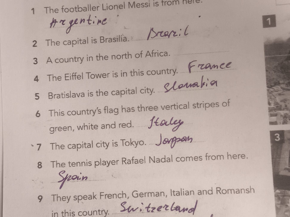 1 The footballer Lionel Messi is from here. | StudyX