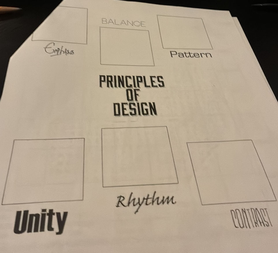 Fill in the boxes with the principles of | StudyX