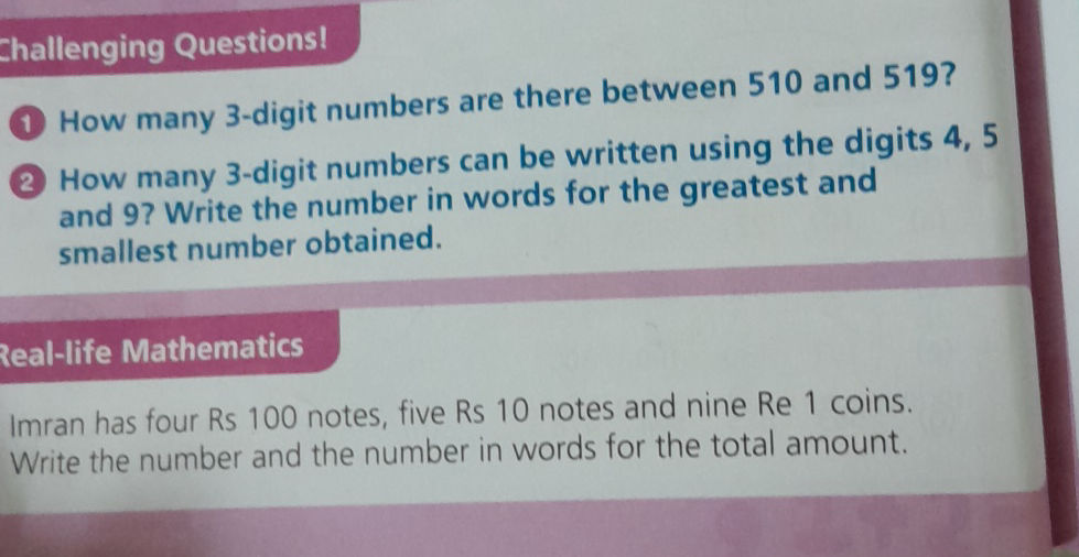 1 How many 3-digit numbers are there between | StudyX