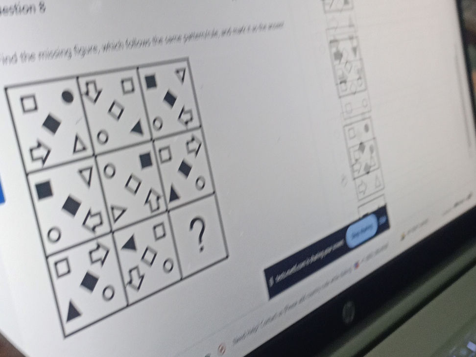 Find the missing figure, which follows the | StudyX
