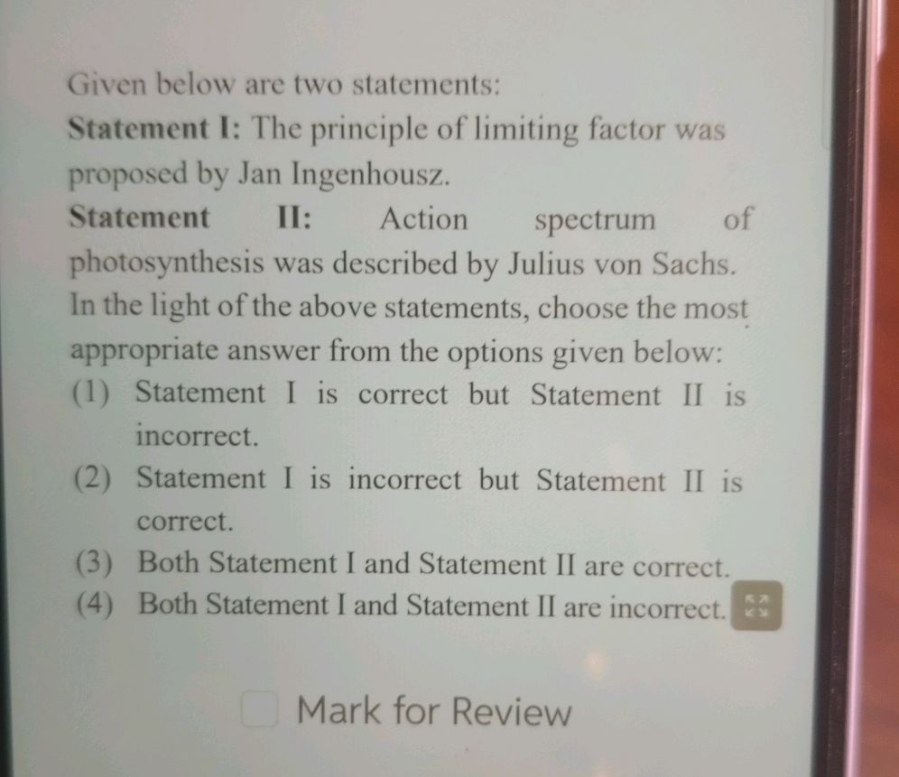 Given below are two statements: Statement | StudyX