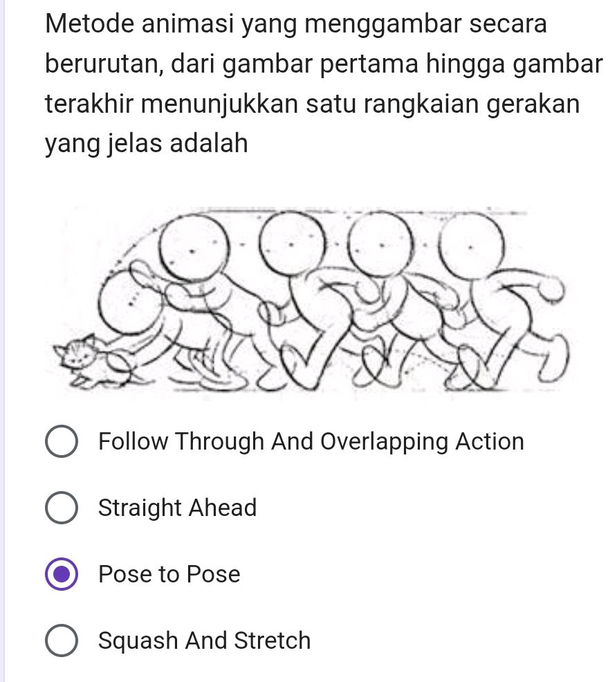 Metode animasi yang menggambar secara | StudyX