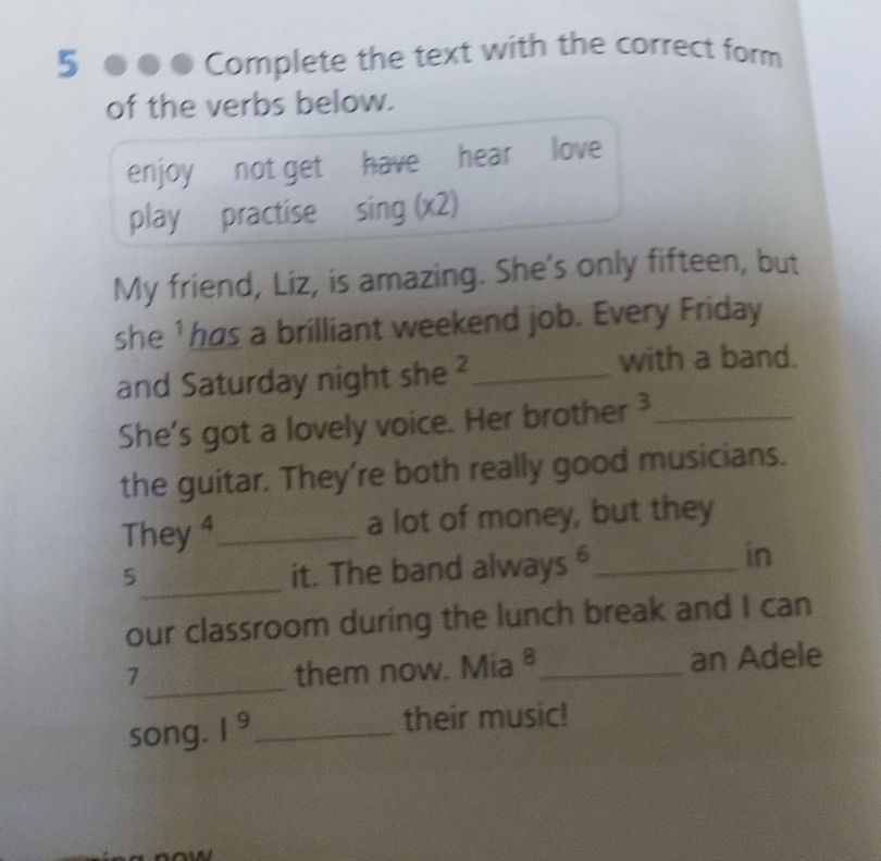 Complete the text with the correct form of | StudyX