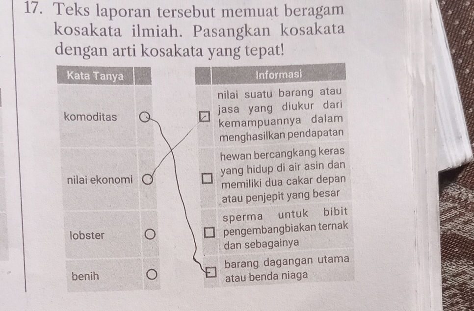 17. Teks laporan tersebut memuat beragam | StudyX