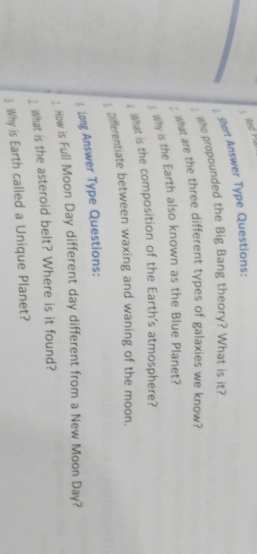 Short Answer Type Questions: 1. Who | StudyX