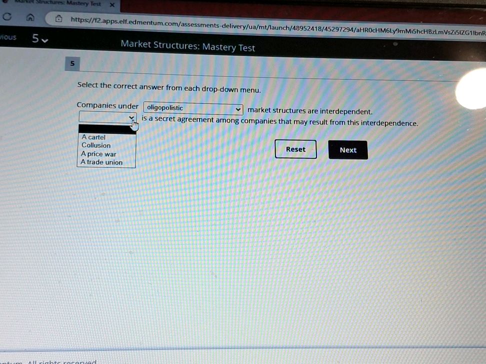 Select the correct answer from each | StudyX