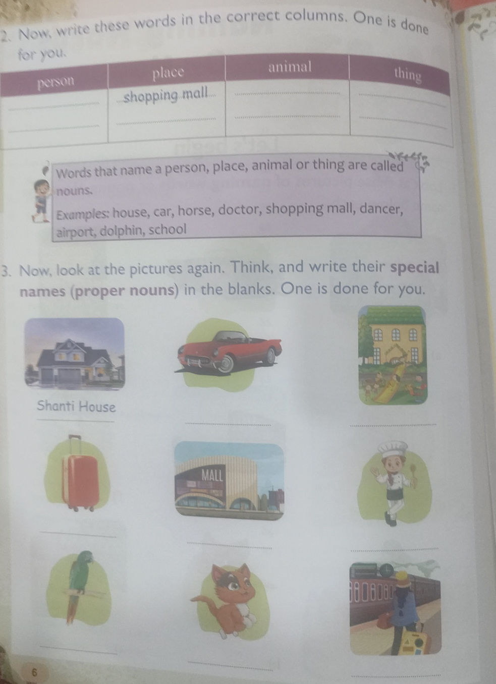 2. Now, write these words in the correct | StudyX
