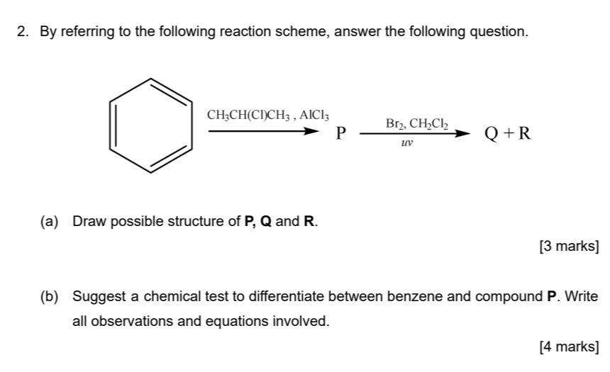 2. By referring to the following reaction | StudyX