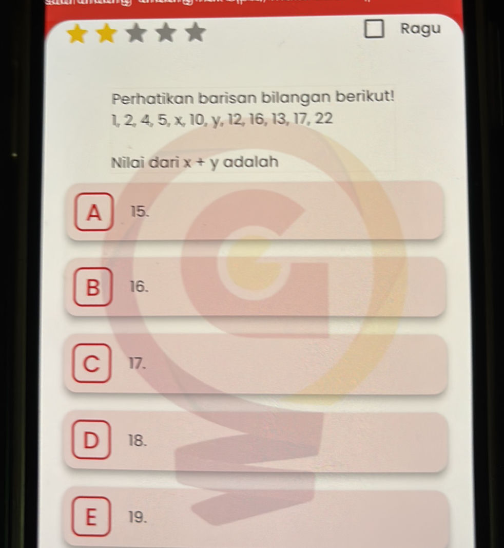 Ragu Perhatikan barisan bilangan berikut! | StudyX