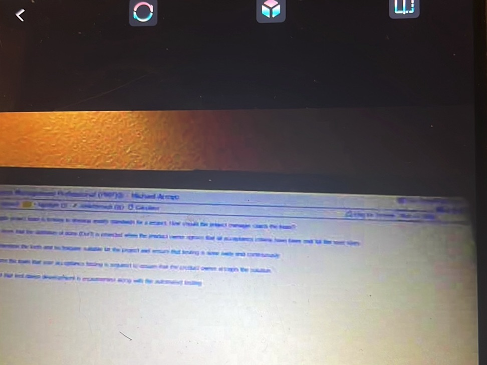 A project team is trying to choose quality | StudyX