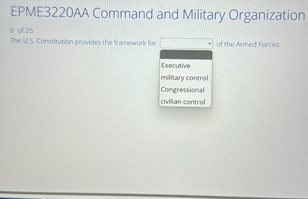 The U.S. Constitution provides the framework | StudyX