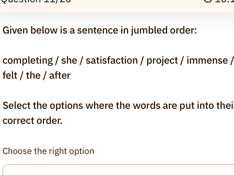 Given below is a sentence in jumbled order: | StudyX