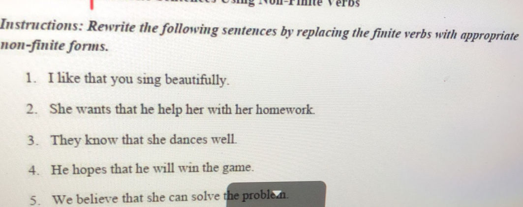 Instructions: Rewrite the following | StudyX