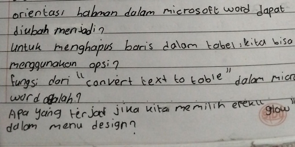 orientasi halaman dalam microsoft word dapat | StudyX