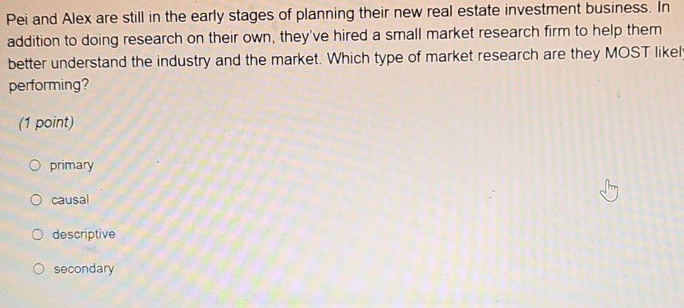 Pei and Alex are still in the early stages | StudyX