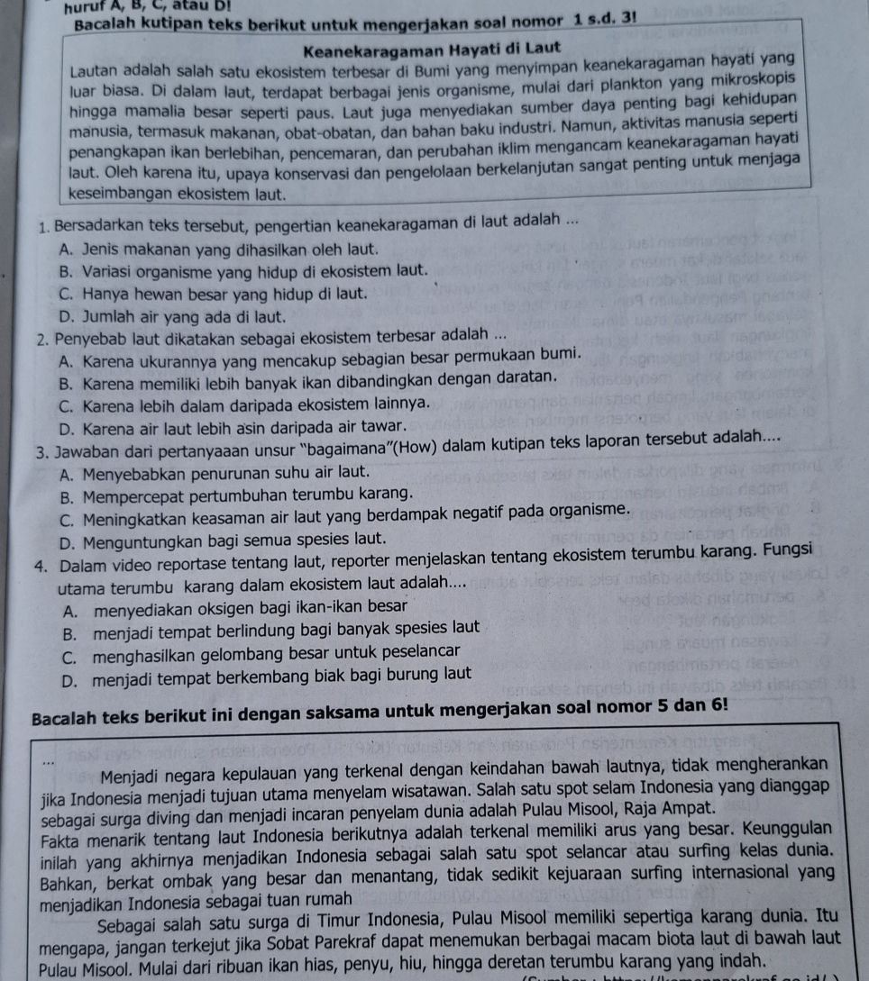 1. Berdasarkan teks tersebut, pengertian | StudyX