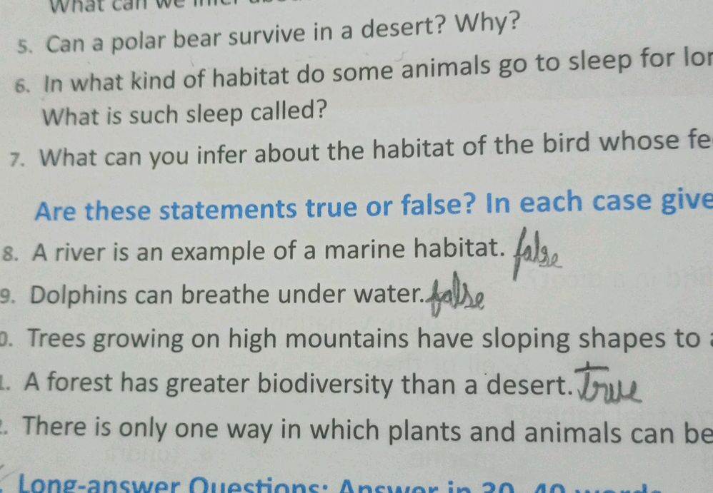 Are these statements true or false? In each | StudyX