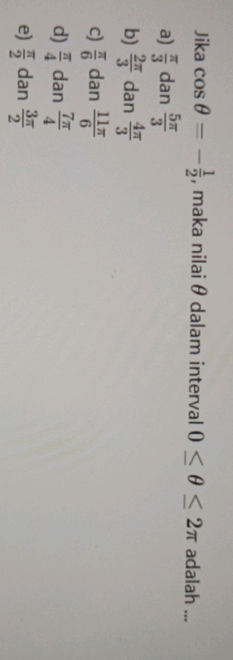 Jika \( = - {1}{2}\), maka nilai \( \) | StudyX