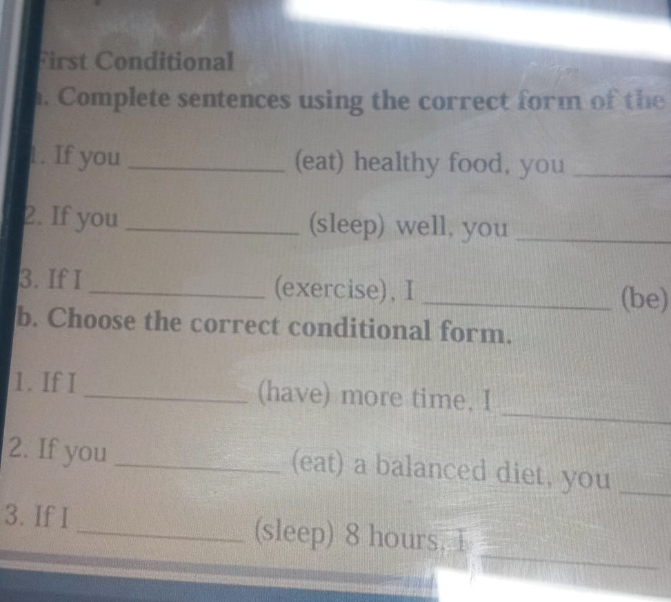 a. Complete sentences using the correct form | StudyX