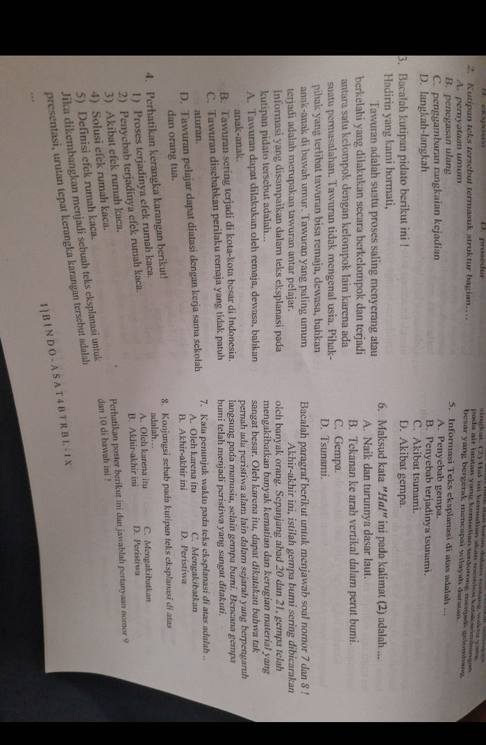 2. Kutipan teks tersebut termasuk struktur | StudyX