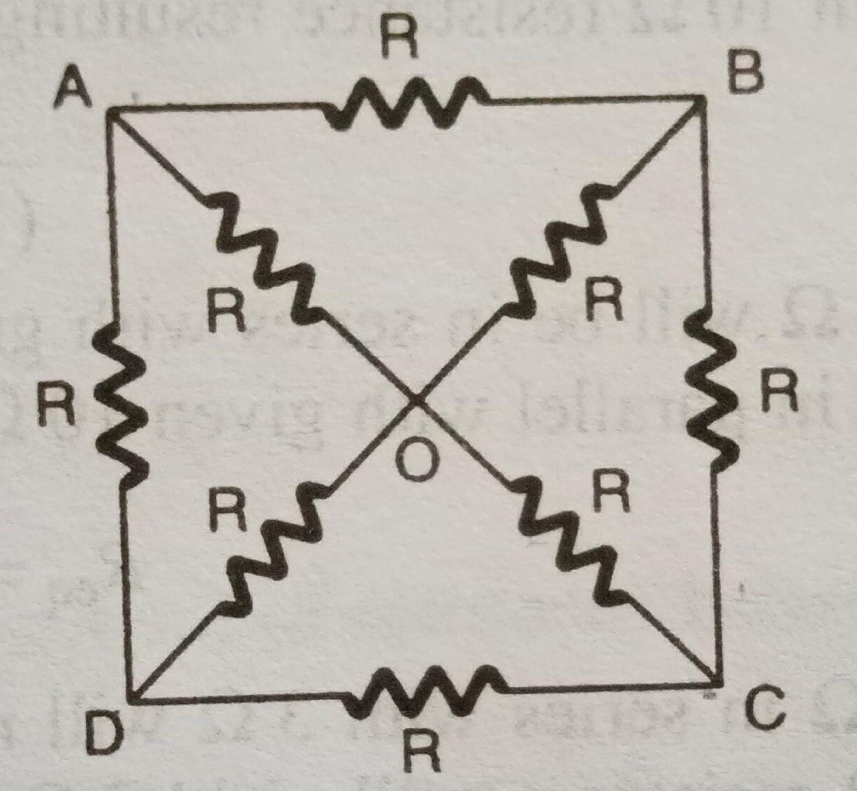 The image shows a Wheatstone bridge circuit | StudyX