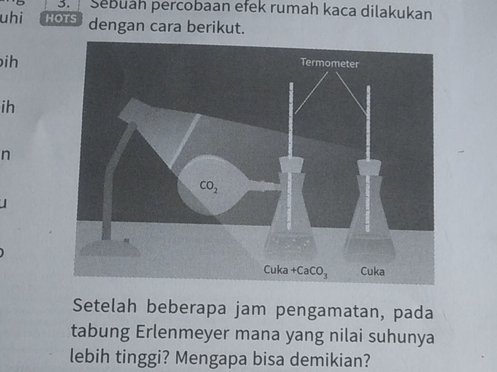Setelah beberapa jam pengamatan, pada tabung | StudyX