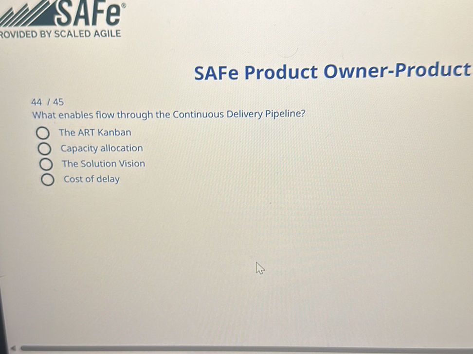 What enables flow through the Continuous | StudyX