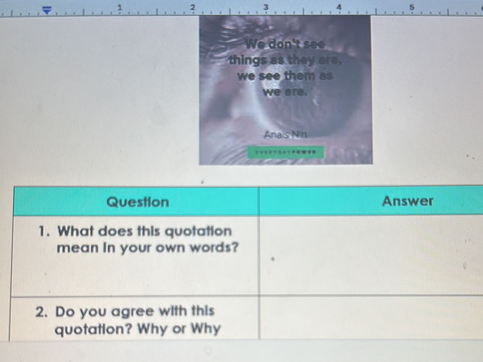 1. What does this quotation mean in your own | StudyX